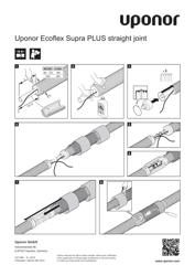 Uponor Ecoflex Supra PLUS straight joint 68+90 | Uponor