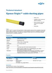 TRIPLA RÖR 110 6M SN8 PE ORANGE SRN | Uponor